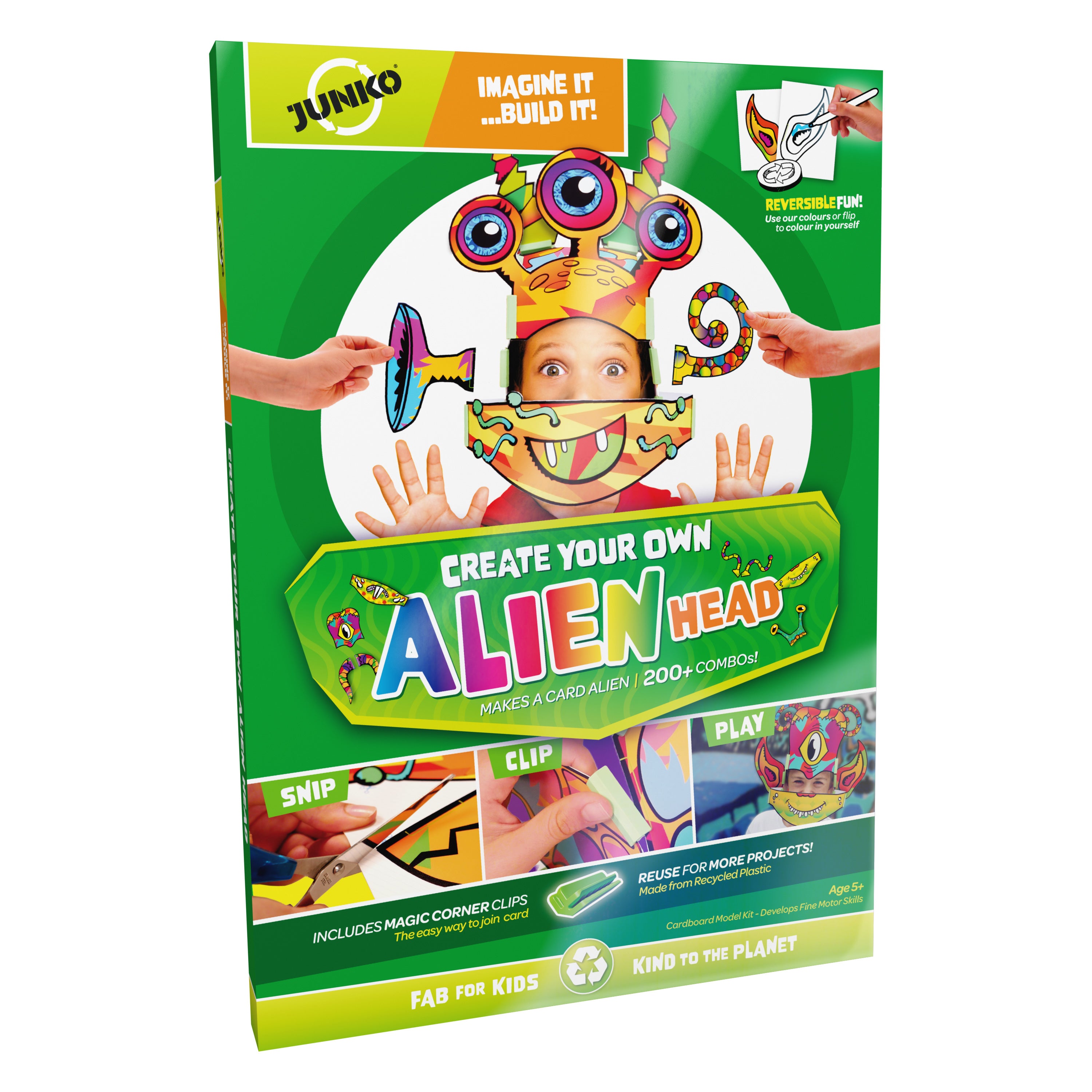 Create Your Own Alien Head - Kids' Craft Kit – planet-junko